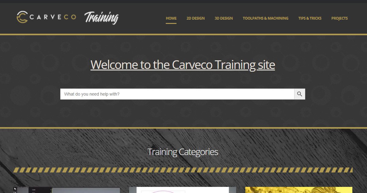 Carveco Training & Tutorials